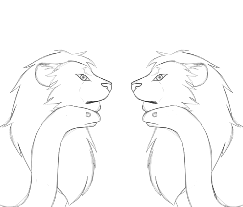 Golden Sun, Silver Moon Lineart by CassandraMarteena on DeviantArt