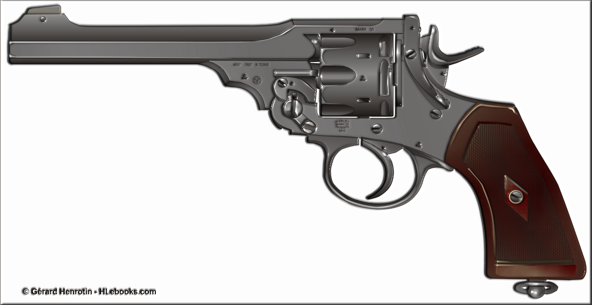 Webley revolver in .455 caliber by Gerard Henrotin by cungya on DeviantArt