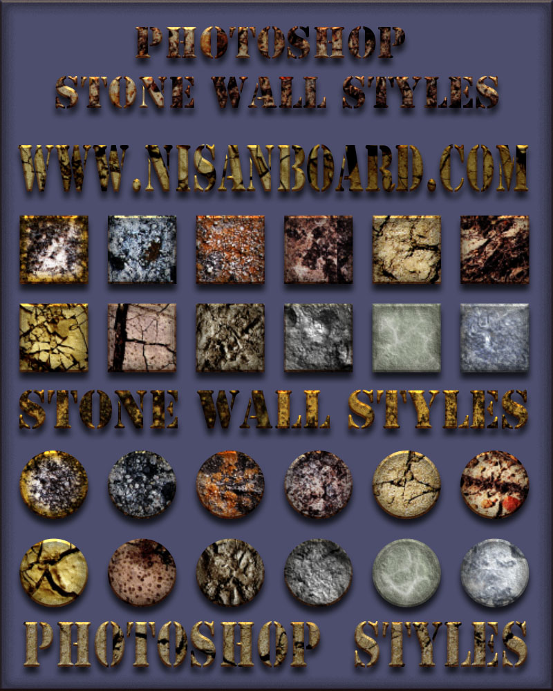 Stone Wall Styles by nisanboard on DeviantArt