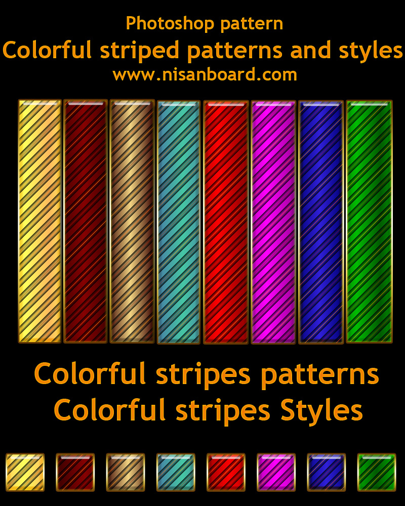 Colorful Striped Patterns by nisanboard on DeviantArt