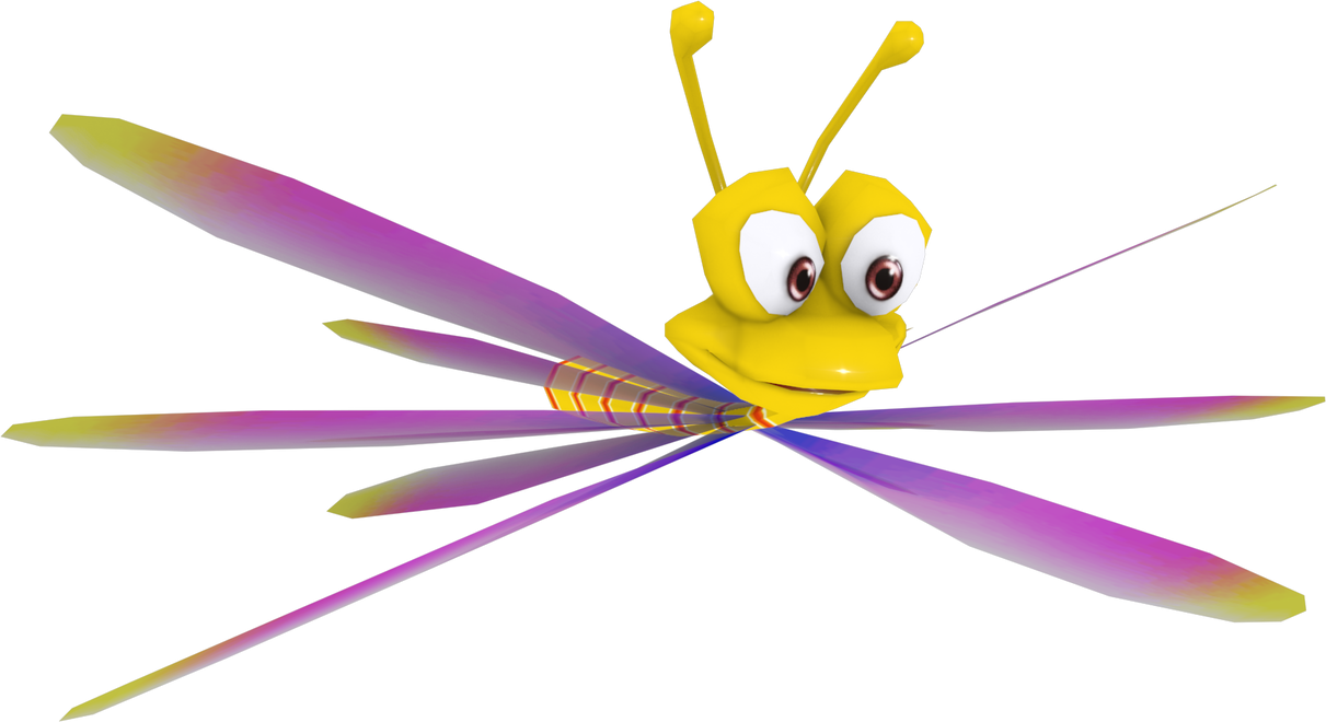 Sparx (Spyro Enter the Dragonfly) Model by CRASHARKI on DeviantArt