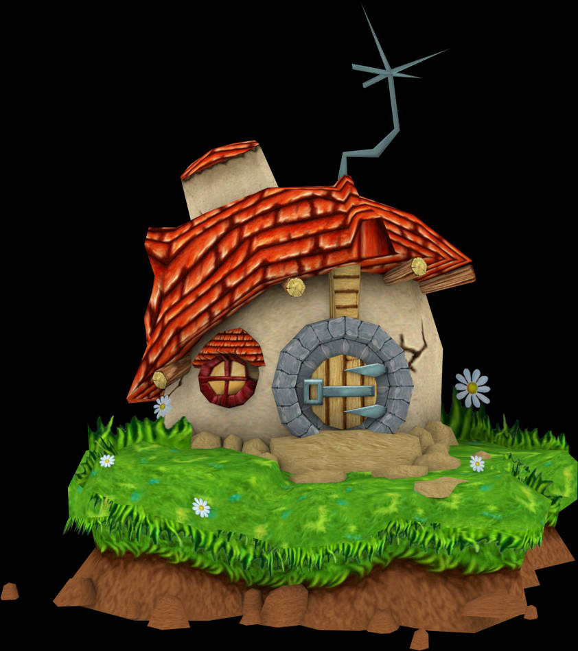 Bandicoot House (Crash Nitro Kart) Model by CRASHARKI on DeviantArt
