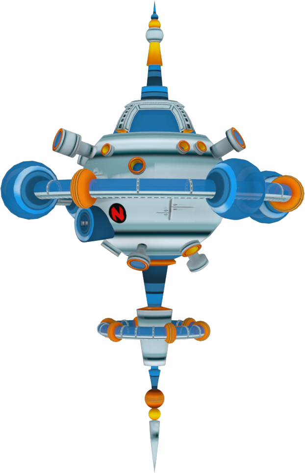 Space Station (Crash The Wrath of Cortex) Model by CRASHARKI on DeviantArt
