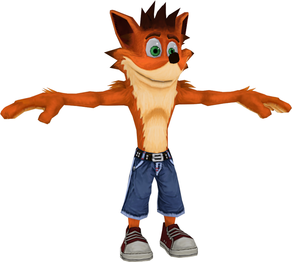 Crash Pre-Final (Crash of the Titans) Model by CRASHARKI on DeviantArt
