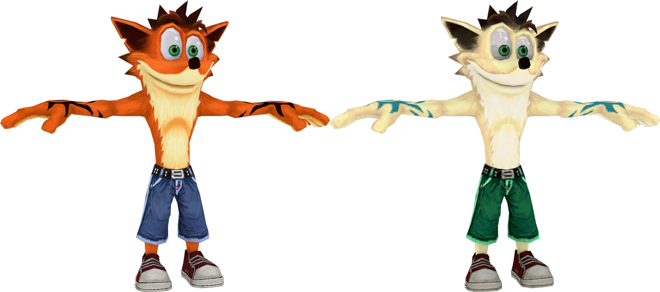 Crash Bandicoot (Crash of the Titans) Model by CRASHARKI on DeviantArt