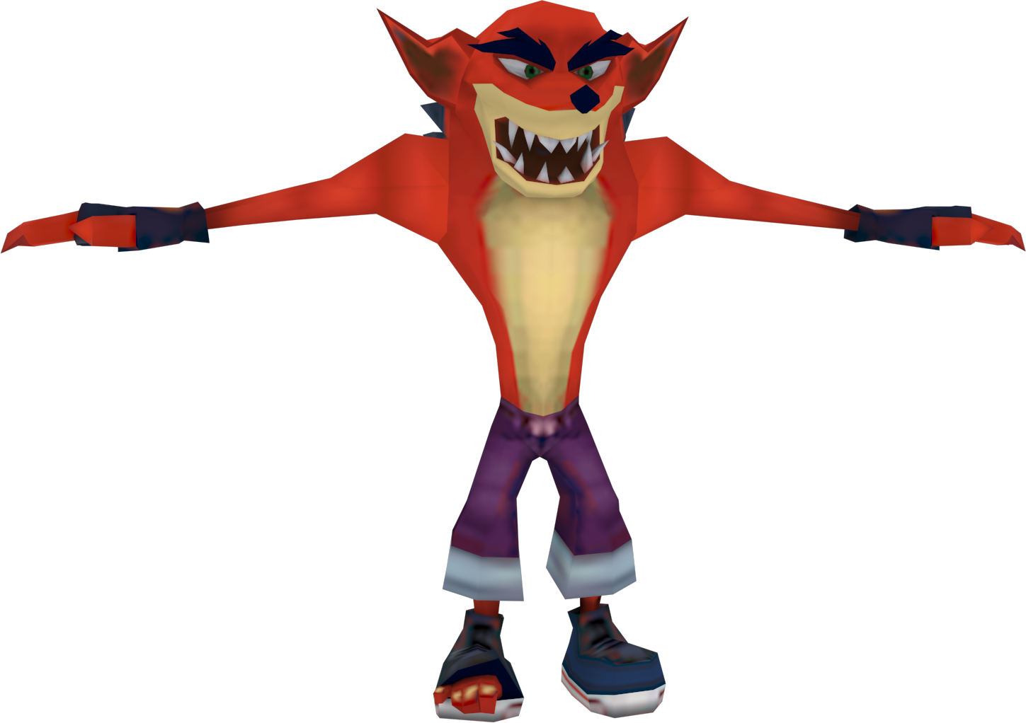 Nega Crash Crash Tag Team Racing Model By Crasharki On Deviantart