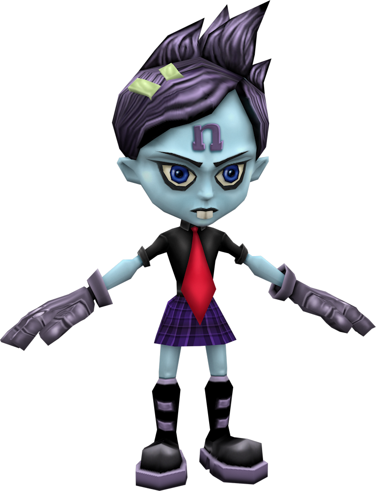 Nina Cortex (Crash of the Titans) Model by CRASHARKI on DeviantArt