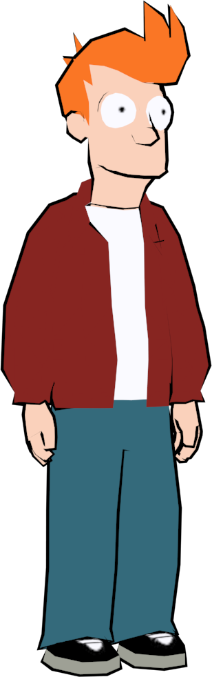 Philip J. Fry (Futurama) Model by CRASHARKI on DeviantArt