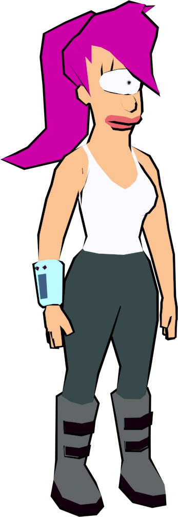Turanga Leela (Futurama) Model by CRASHARKI on DeviantArt