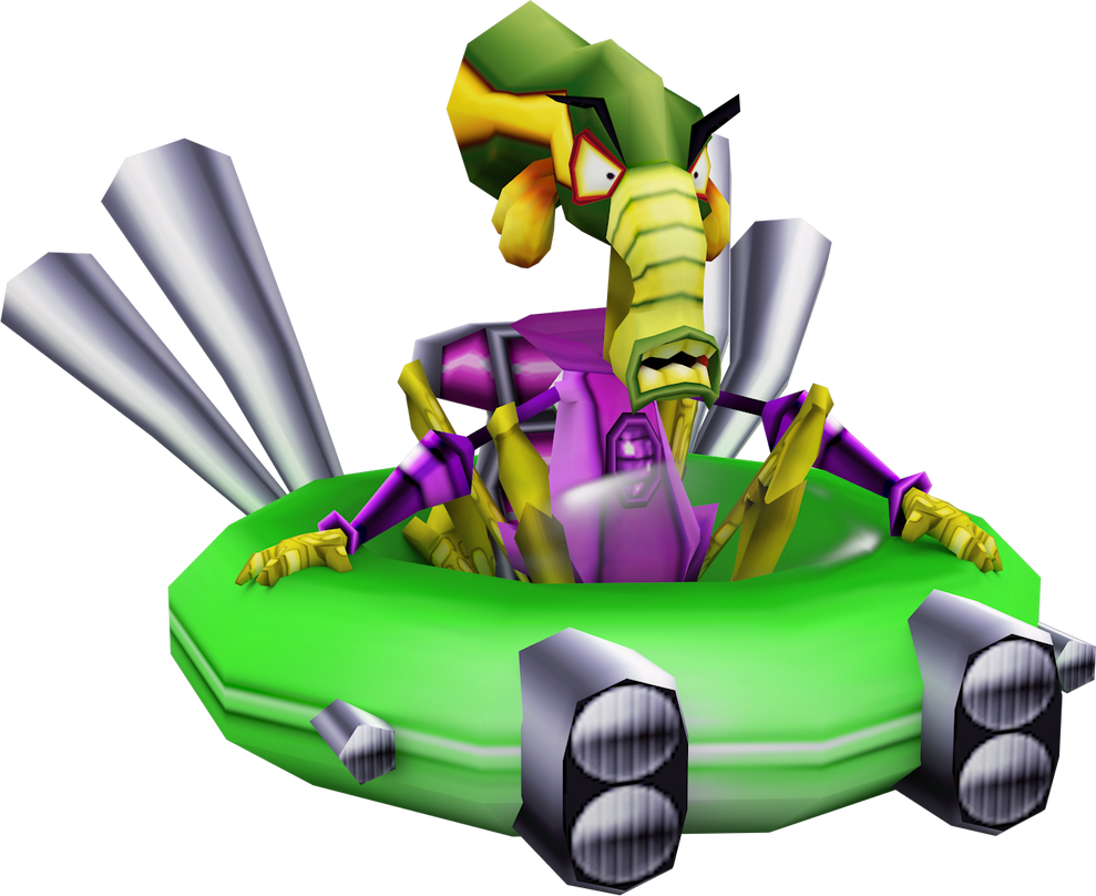 Nitros Oxide (Crash Twinsanity) Model by CRASHARKI on DeviantArt