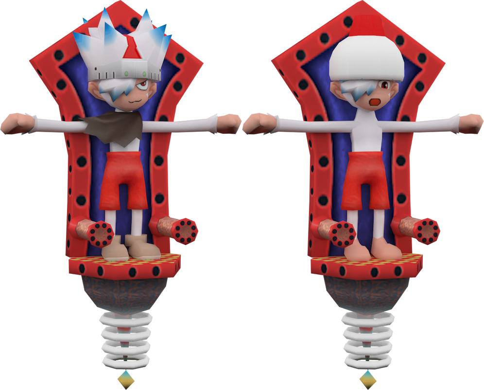 Specter (Ape Escape On The Loose) Model by CRASHARKI on DeviantArt