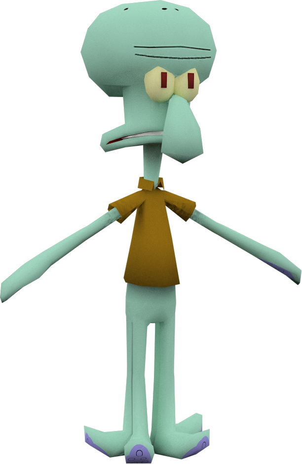 Squidward (Globs of Doom) Model by CRASHARKI on DeviantArt