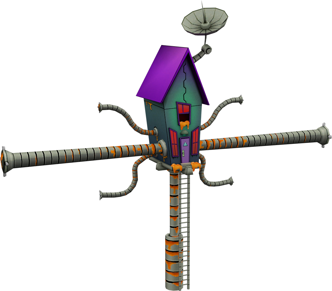 Zim's House (Globs of Doom) Model by CRASHARKI on DeviantArt