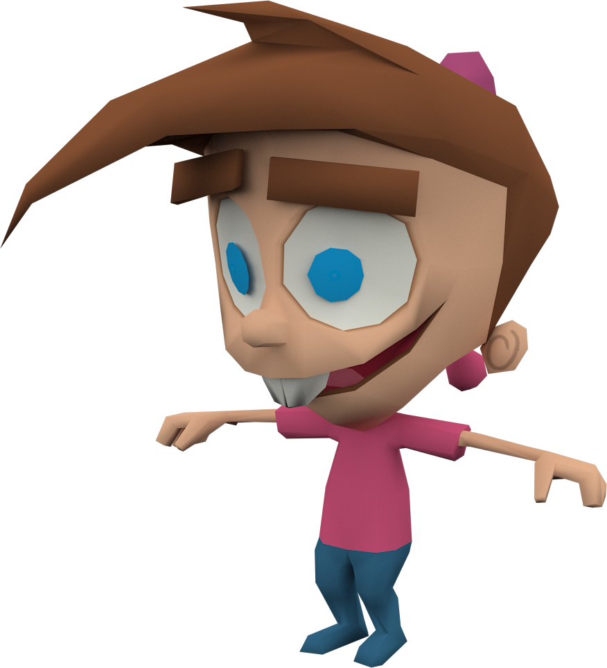 Timmy Turner (Battle for Volcano Island) Model by CRASHARKI on DeviantArt