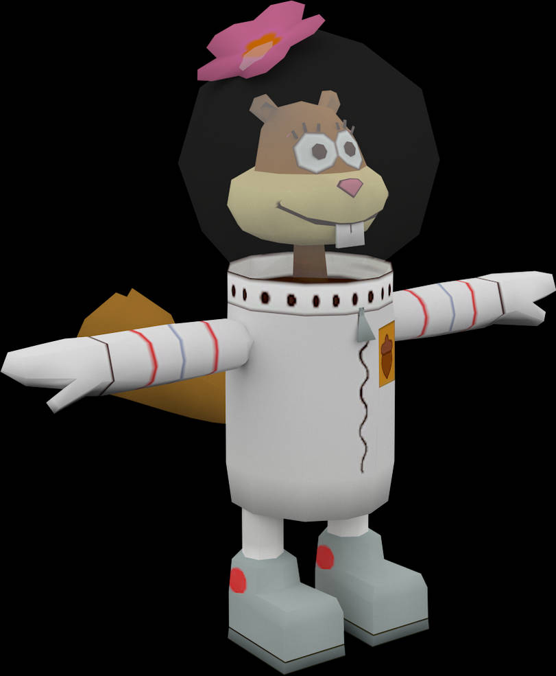 Sandy Cheeks (Battle for Volcano Island) Model by CRASHARKI on DeviantArt