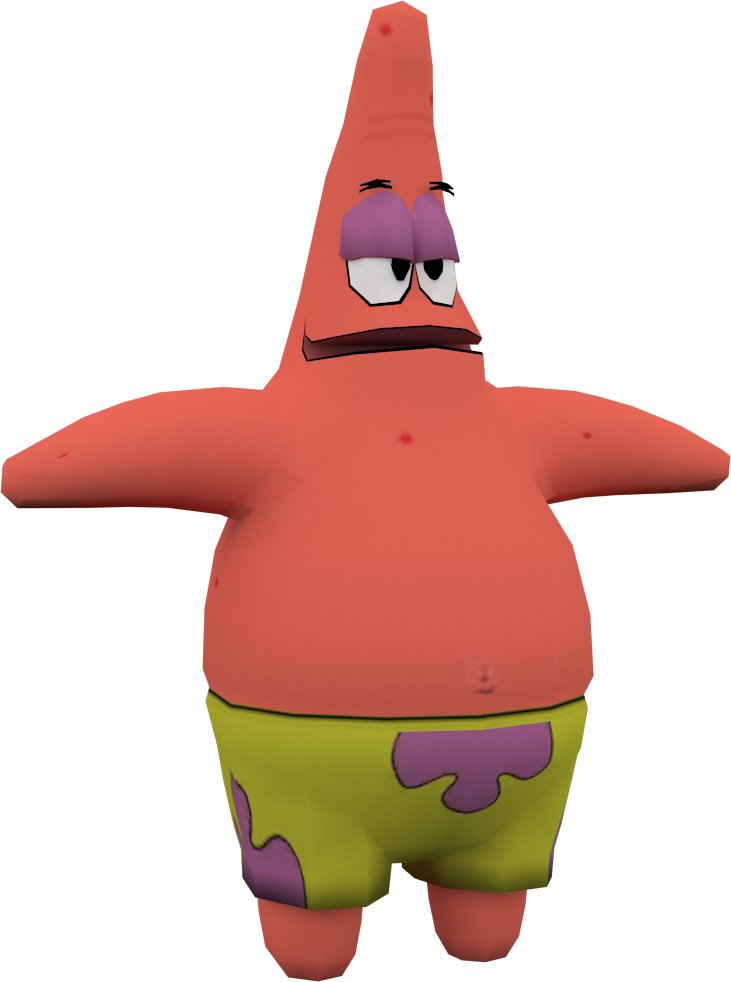 Patrick Star (Battle for Volcano Island) Model by CRASHARKI on DeviantArt