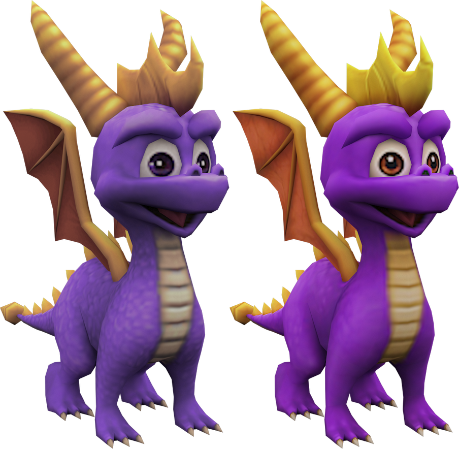 Spyro Alpha (Spyro A Hero's Tail) Model by CRASHARKI on DeviantArt
