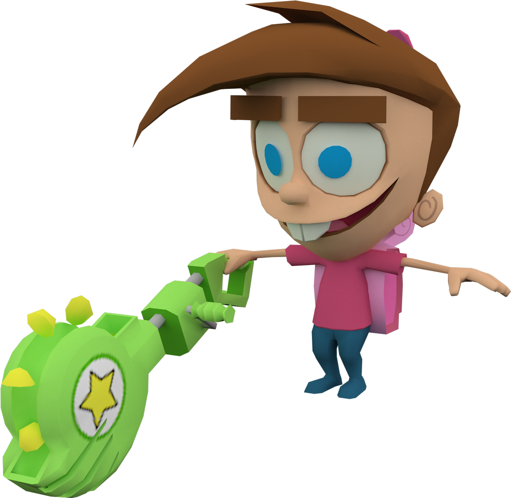 Timmy Turner (Nicktoons Unite) Model by CRASHARKI on DeviantArt