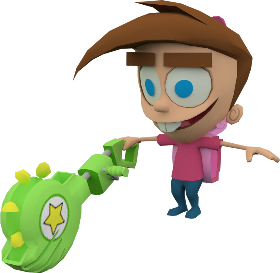 Timmy Turner (Nicktoons Unite) Model by CRASHARKI on DeviantArt