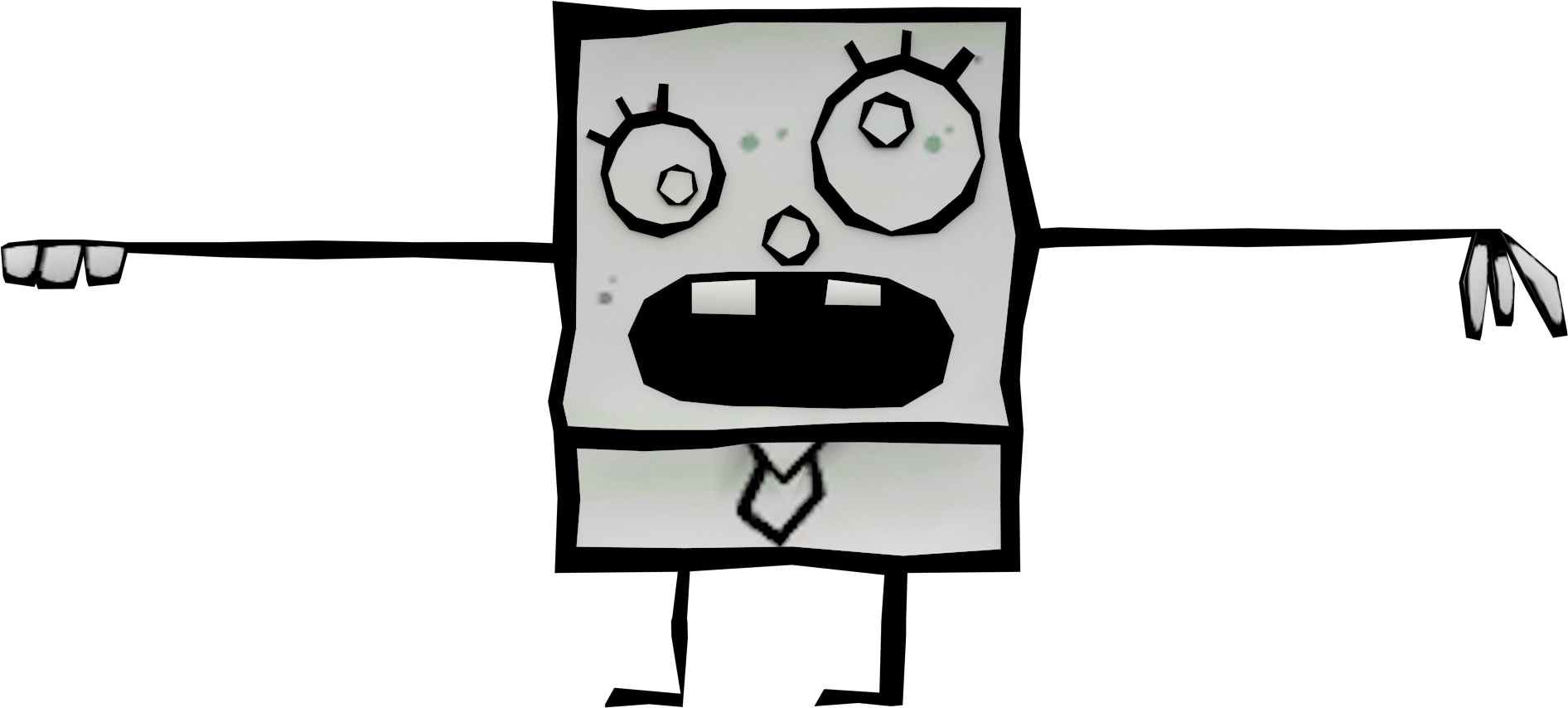 DoodleBob (Nicktoons Unite) Model by CRASHARKI on DeviantArt