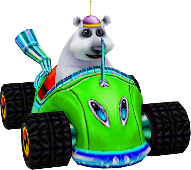 Polar (Crash Nitro Kart) Kart Model by CRASHARKI on DeviantArt