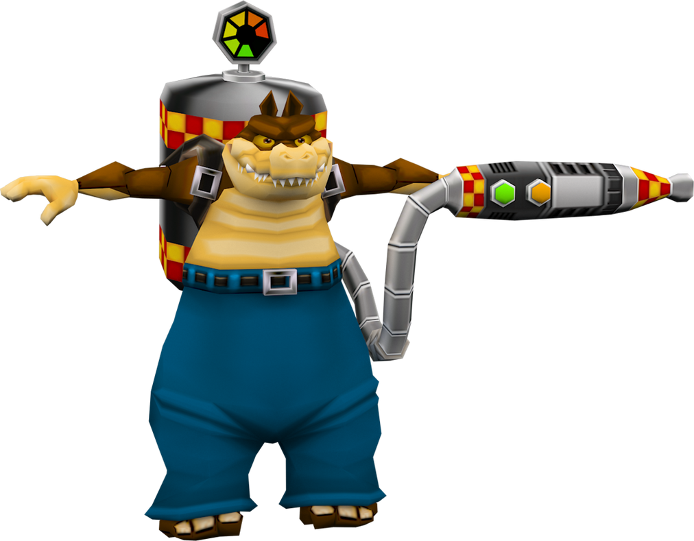 Dingodile (Crash Twinsanity) Model by CRASHARKI on DeviantArt