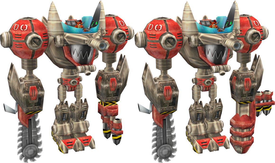 Mecha-Bandicoot (Crash Twinsanity) Model by CRASHARKI on DeviantArt