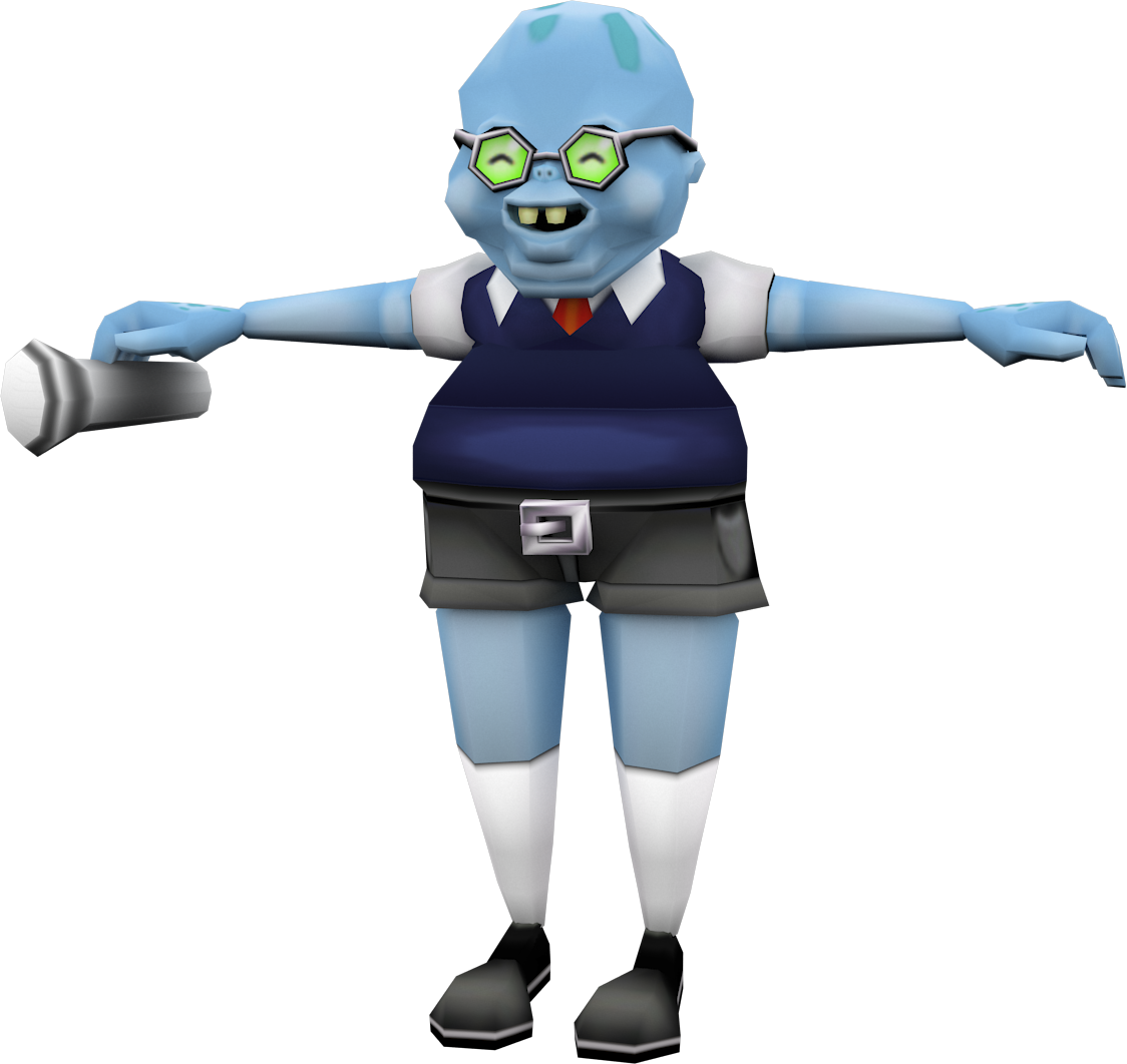 Hall Monitor (Crash Twinsanity) Model by CRASHARKI on DeviantArt