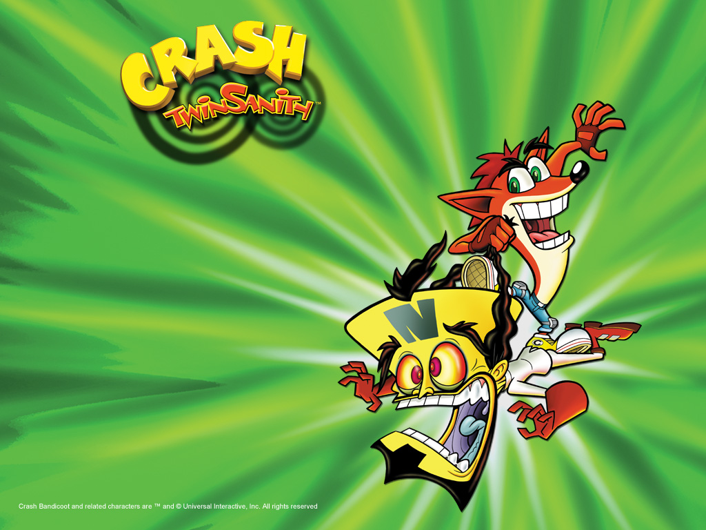 Crash Twinsanity (2004) Cover Artwork Wallpaper by CRASHARKI on DeviantArt