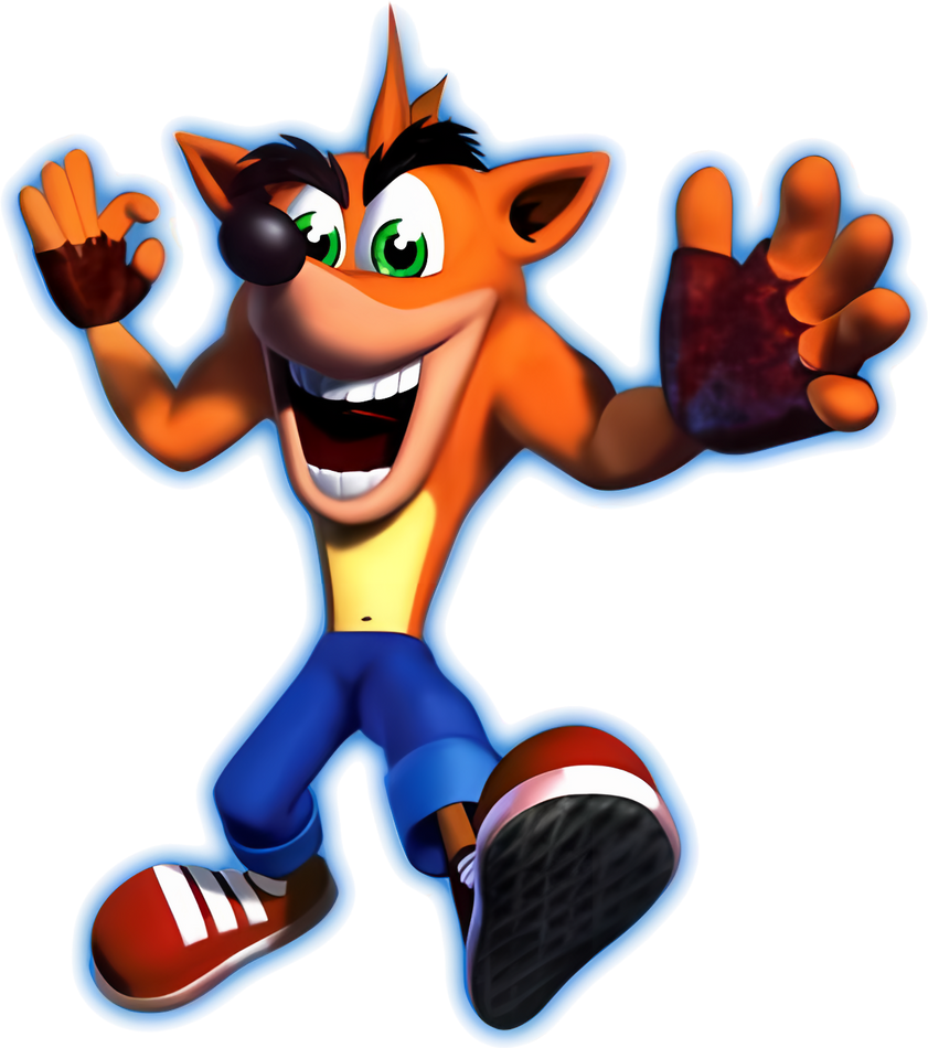 Crash Falling - Crash Bandicoot 2: N-Tranced by CRASHARKI on DeviantArt