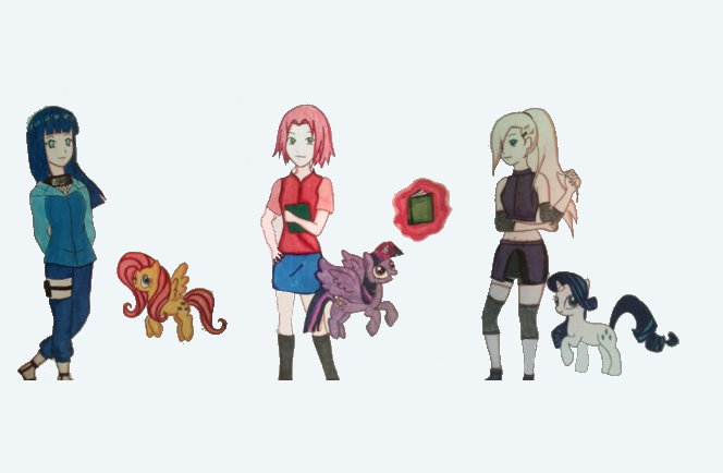 Naruto and My Little Pony by futuremoon on DeviantArt