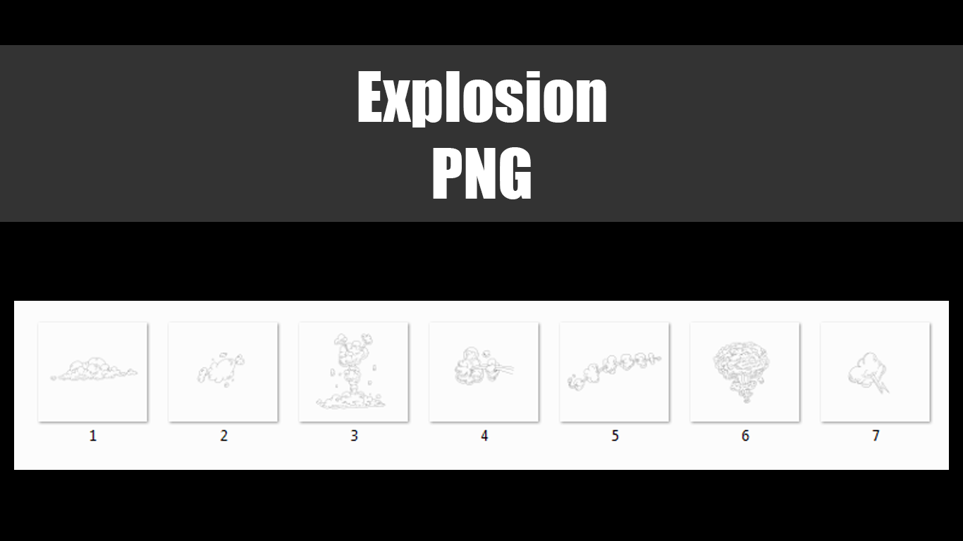 Explosion pack PNG by HistoryDay on DeviantArt