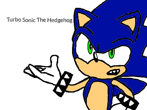 Turbo Sonic The Hedgehog by SonicTheCoolHog123 on DeviantArt