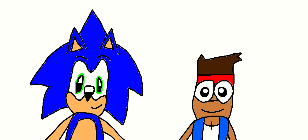 Sonic and KO by SonicTheCoolHog123 on DeviantArt
