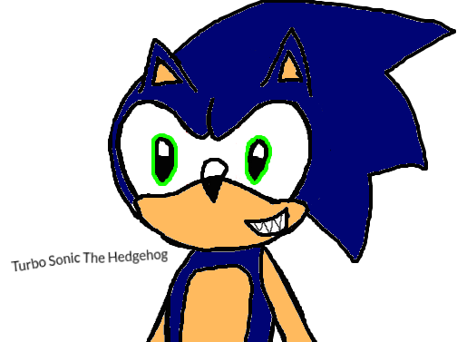 Turbo Sonic The Hedgehog by SonicTheCoolHog123 on DeviantArt