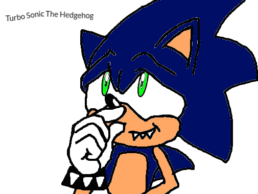 Turbo Sonic The Hedgehog by SonicTheCoolHog123 on DeviantArt