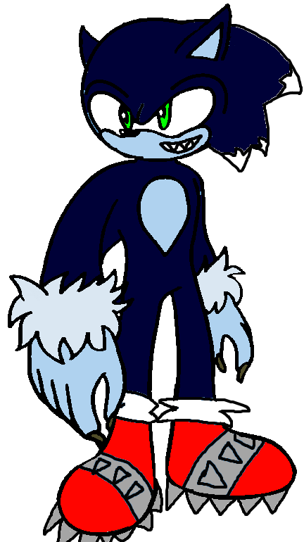 Sonic The Werehog by SonicTheCoolHog123 on DeviantArt