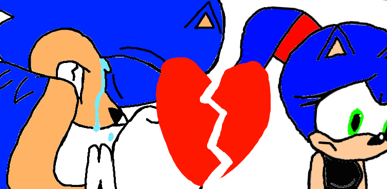 Sonic and Scarlett broke up by SonicTheCoolHog123 on DeviantArt