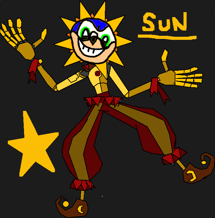 Sonic dressed as Sun #3 by SonicTheCoolHog123 on DeviantArt