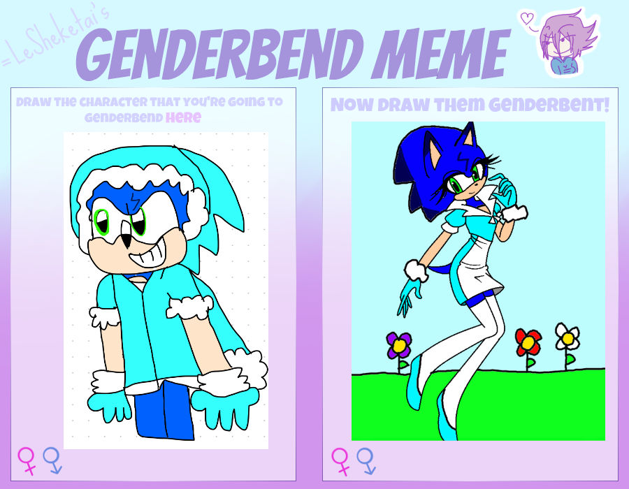 Turbonic and his Genderbend by SonicTheCoolHog123 on DeviantArt