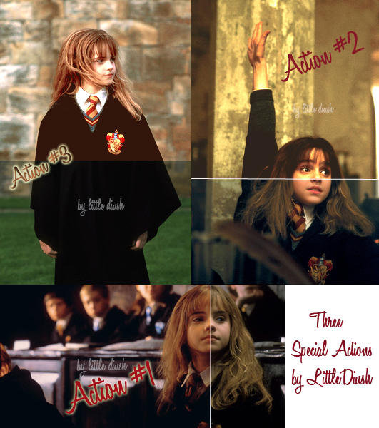 Hermione Granger Actions by LittleDiush on DeviantArt