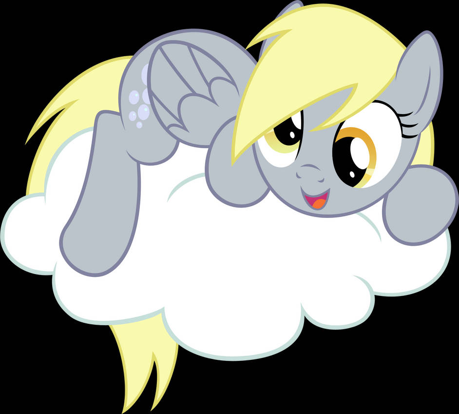 Derpy on a Cloud by xGSYMarley on DeviantArt