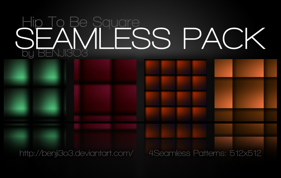 Seamless - Hip To Be Square by Benji3O3 on DeviantArt