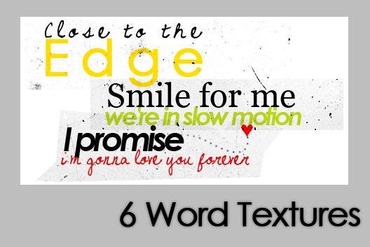 6 word textures by ihaveareallycoolname on DeviantArt