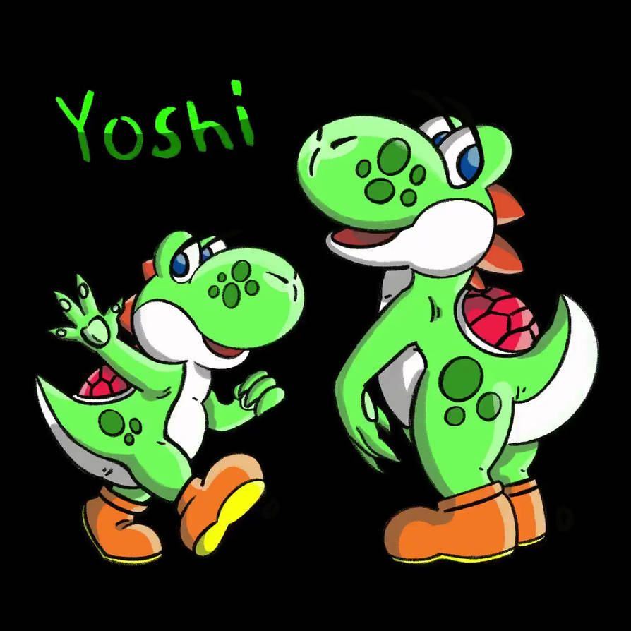 Yoshi time lapse by Dragiani on DeviantArt