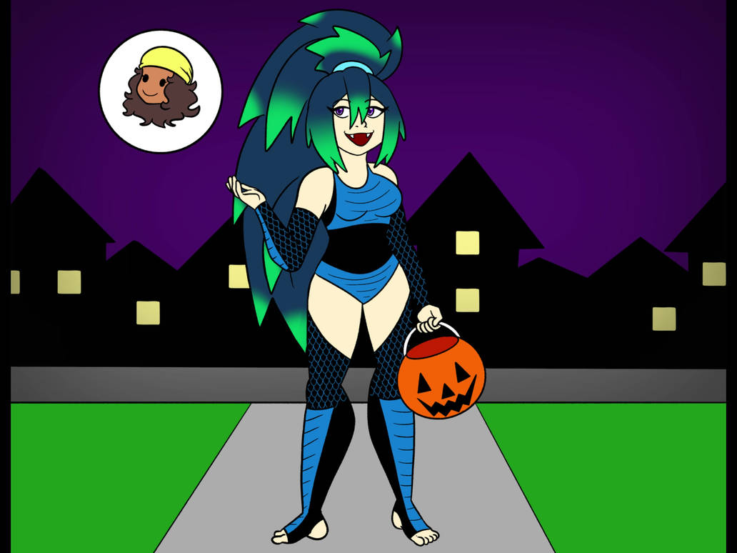 Mizuko goes Trick or Treating by Leviathan-Inc on DeviantArt
