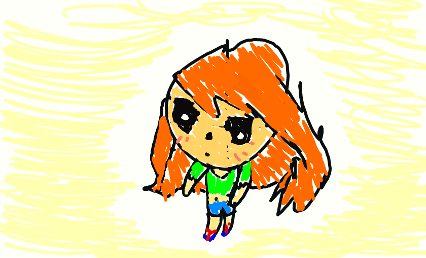 if peril was a human by Willowcherry on DeviantArt