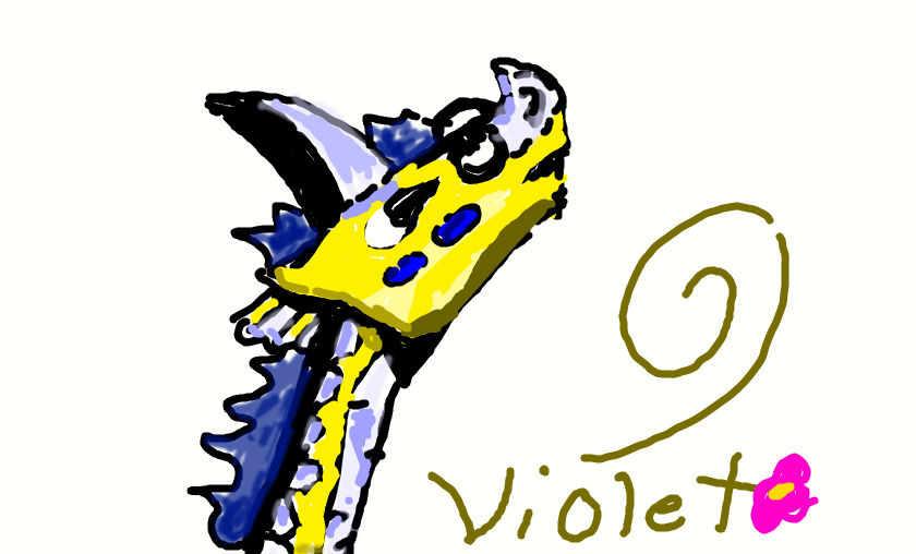 violet the rainwing by Willowcherry on DeviantArt