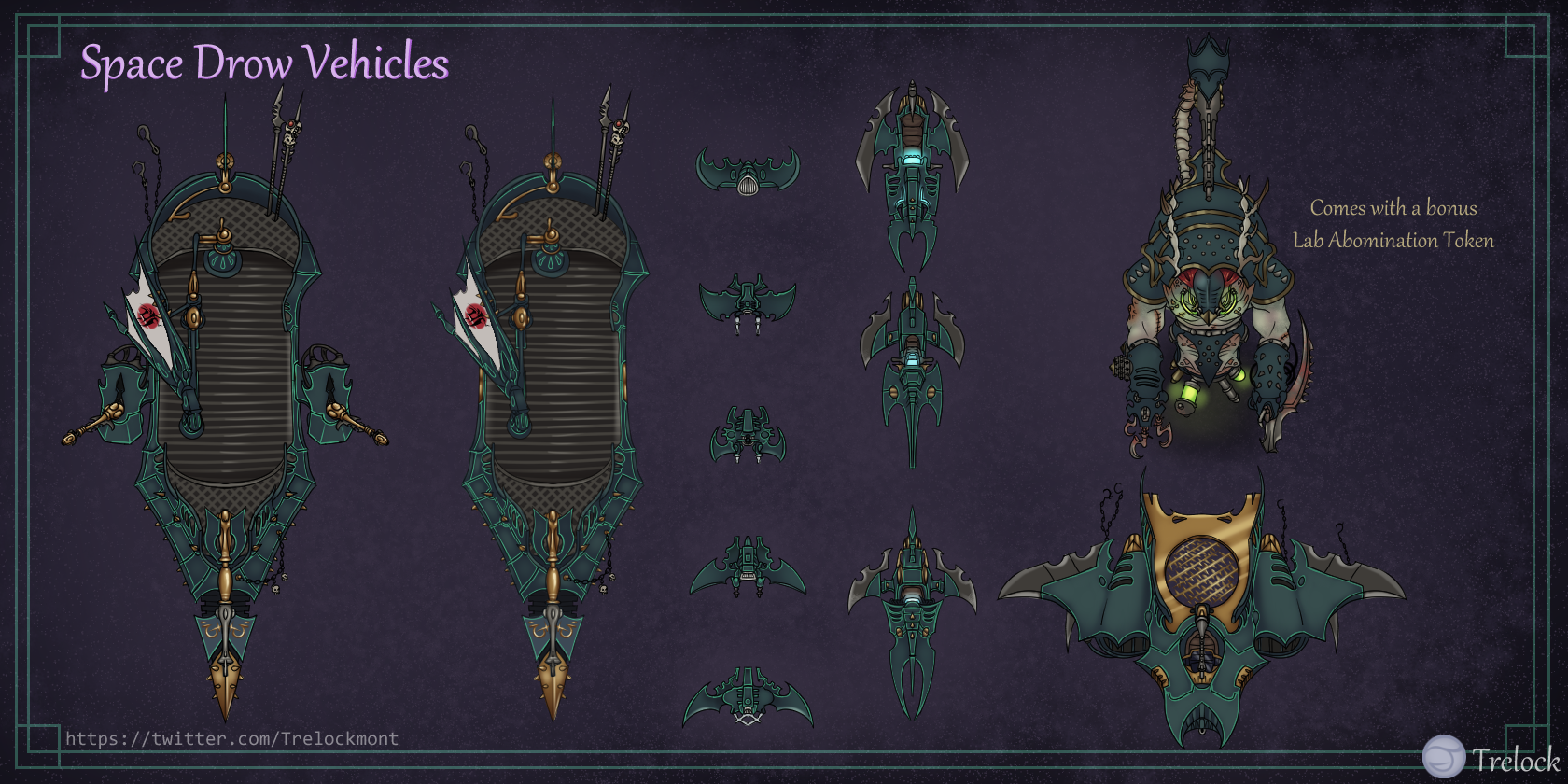 Drow Space Vehicles by Trelock on DeviantArt