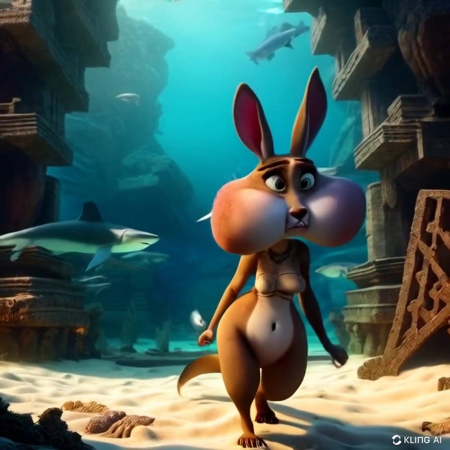 High Performance Female Anthropomorphic Kangaroo . by Aiunderwater on DeviantArt